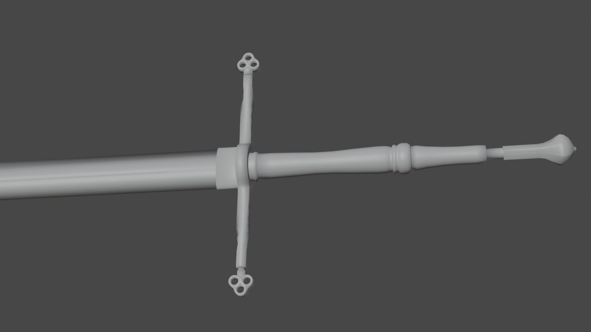 3D model Two hand sword VR / AR / low-poly | CGTrader