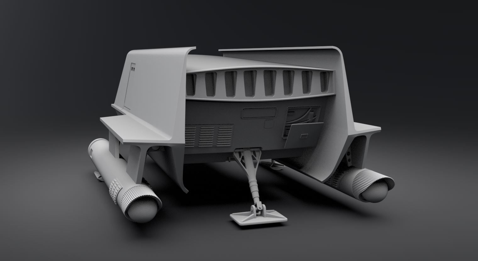 Shuttlecraft Galileo Scale model 3D model 3D printable | CGTrader