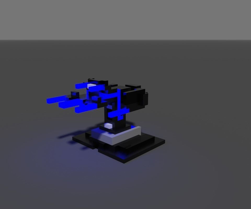 3D model Voxel Guns VR / AR / low-poly | CGTrader