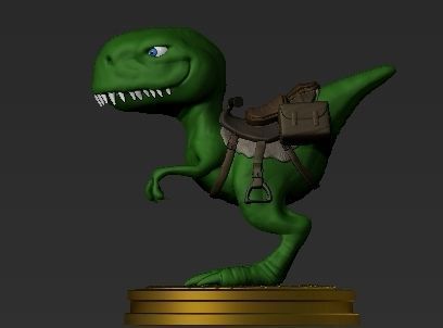 SMILING CARGO DINOSAUR 3D model | CGTrader