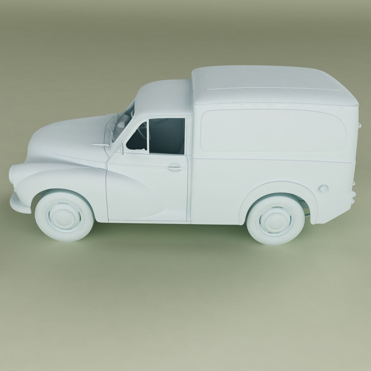 Morris Minor 1000 Van 3D model | CGTrader