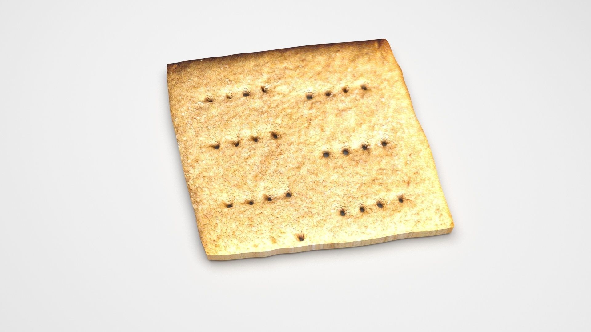 Graham Cracker 3D model | CGTrader