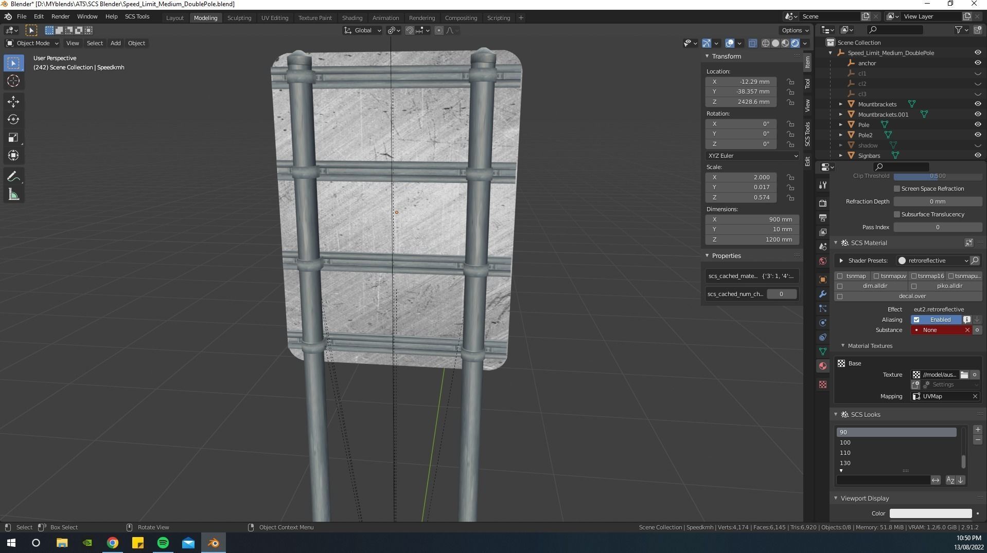 3D model Australian Road Speed Signs VR / AR / low-poly | CGTrader