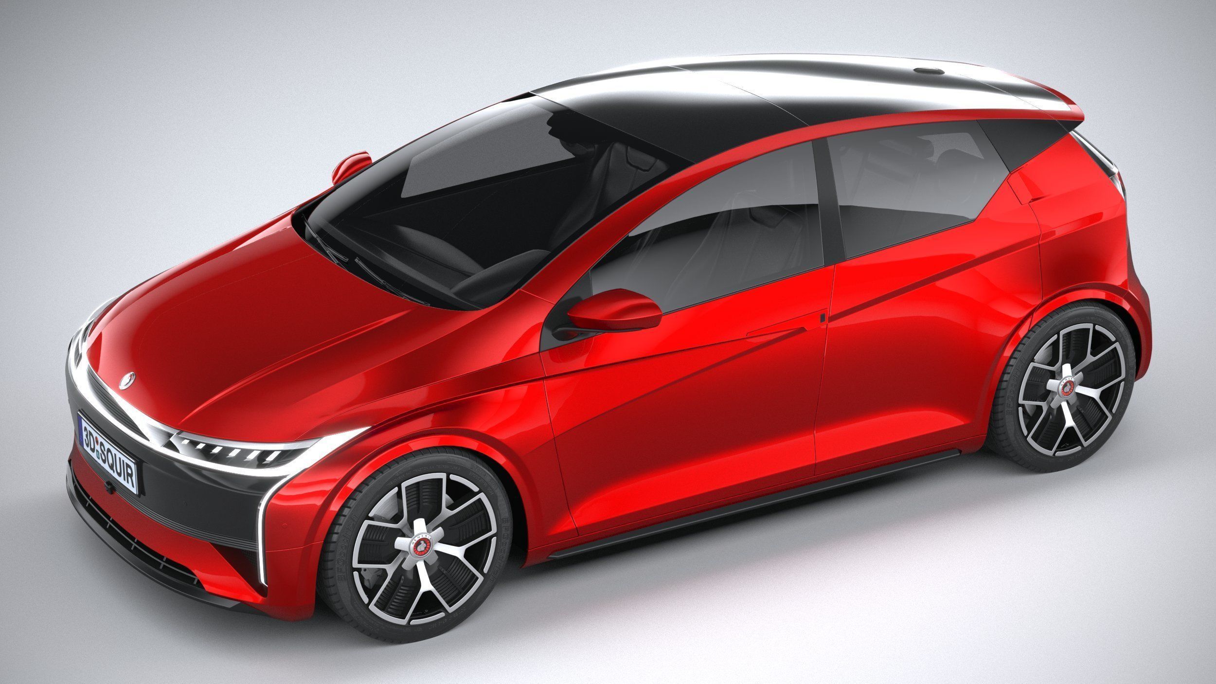 Generic Hatchback EV v3 2022 3D model | CGTrader