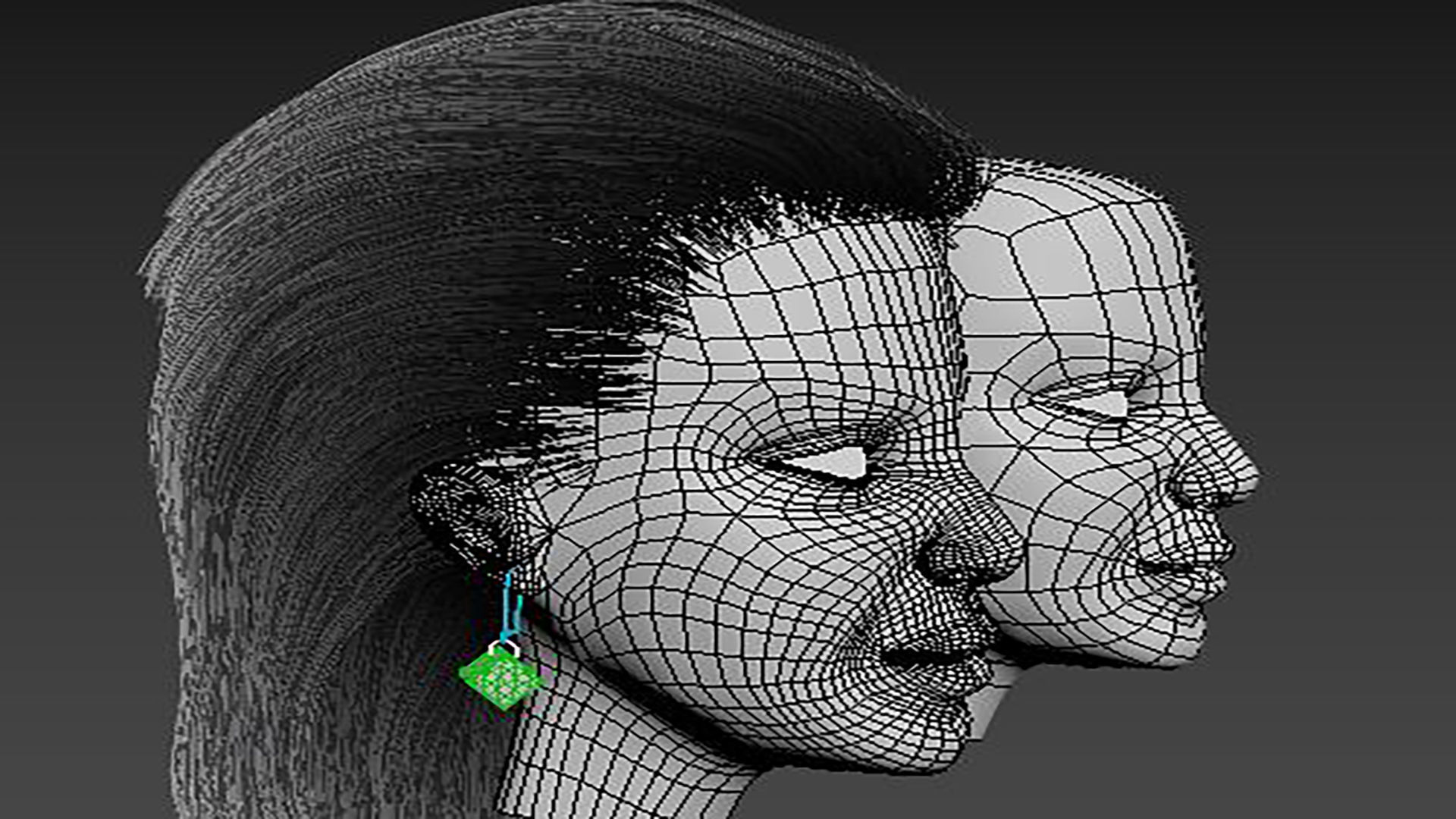 head jasmin-love 3D model rigged | CGTrader