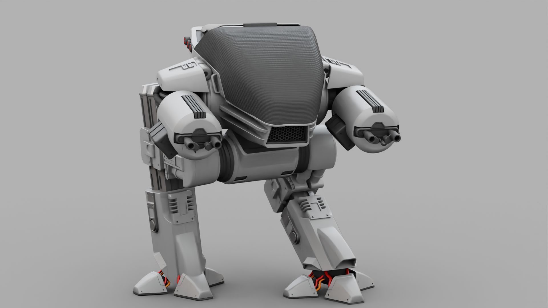 ROBOCOP rigged - animated 3D model animated rigged | CGTrader
