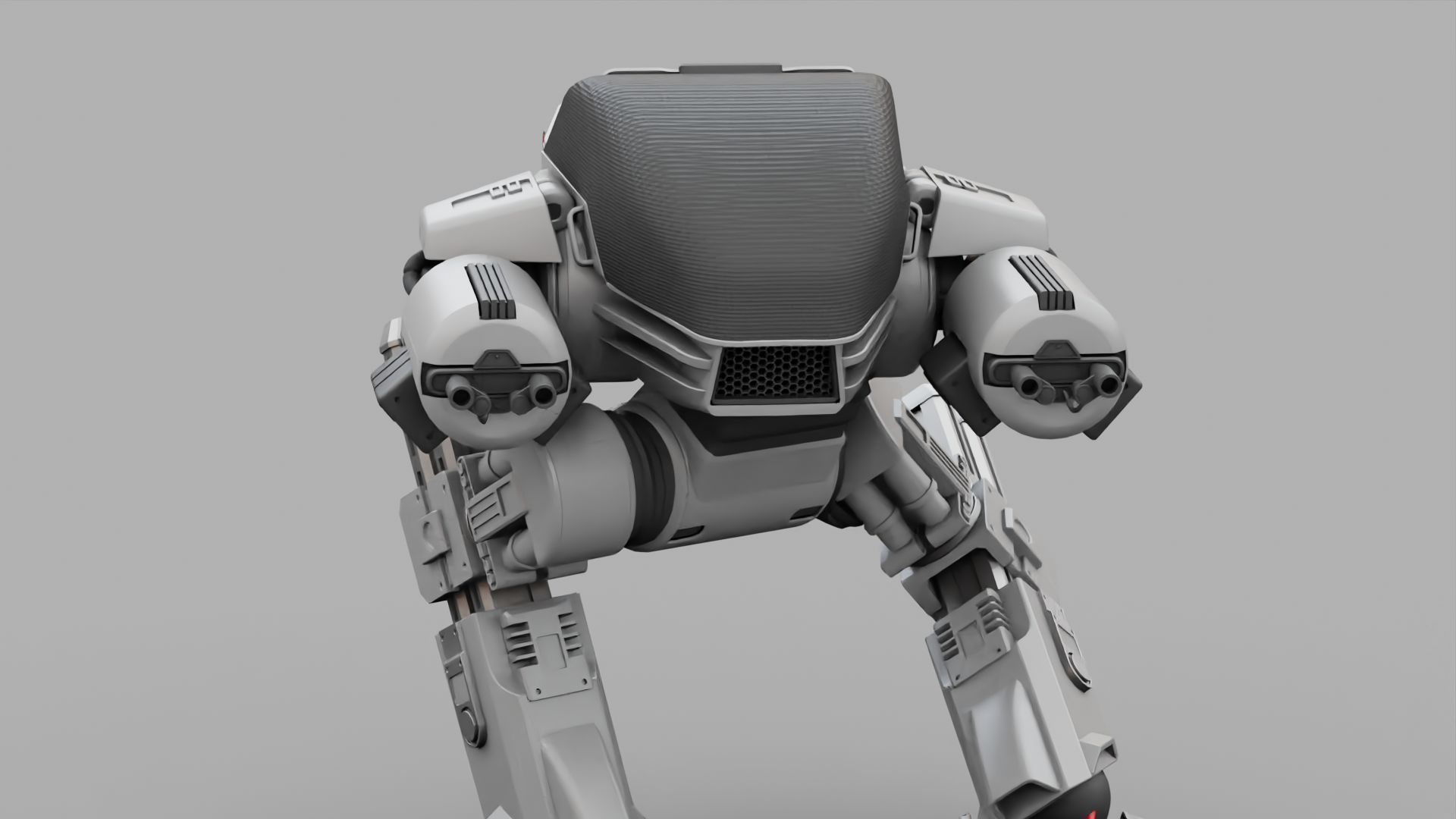 ROBOCOP rigged - animated 3D model animated rigged | CGTrader