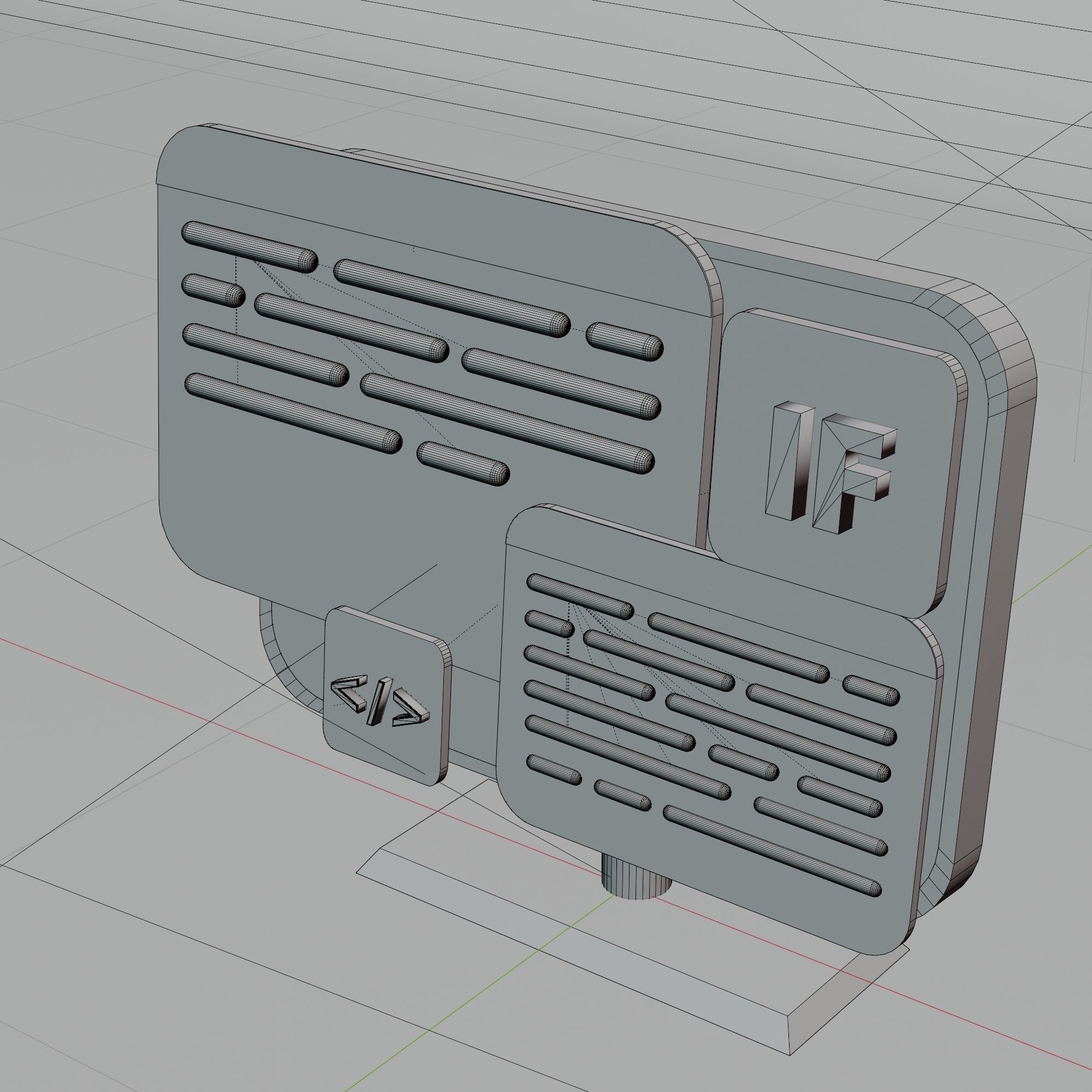3d Illustration Computer With Coding Task For Ui Or Ux Design 3d Model Cgtrader 4049