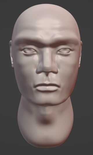 Male Face 3D model | CGTrader