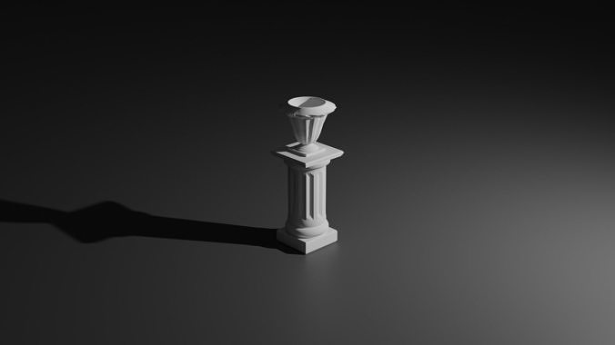 3D model Column VR / AR / low-poly | CGTrader