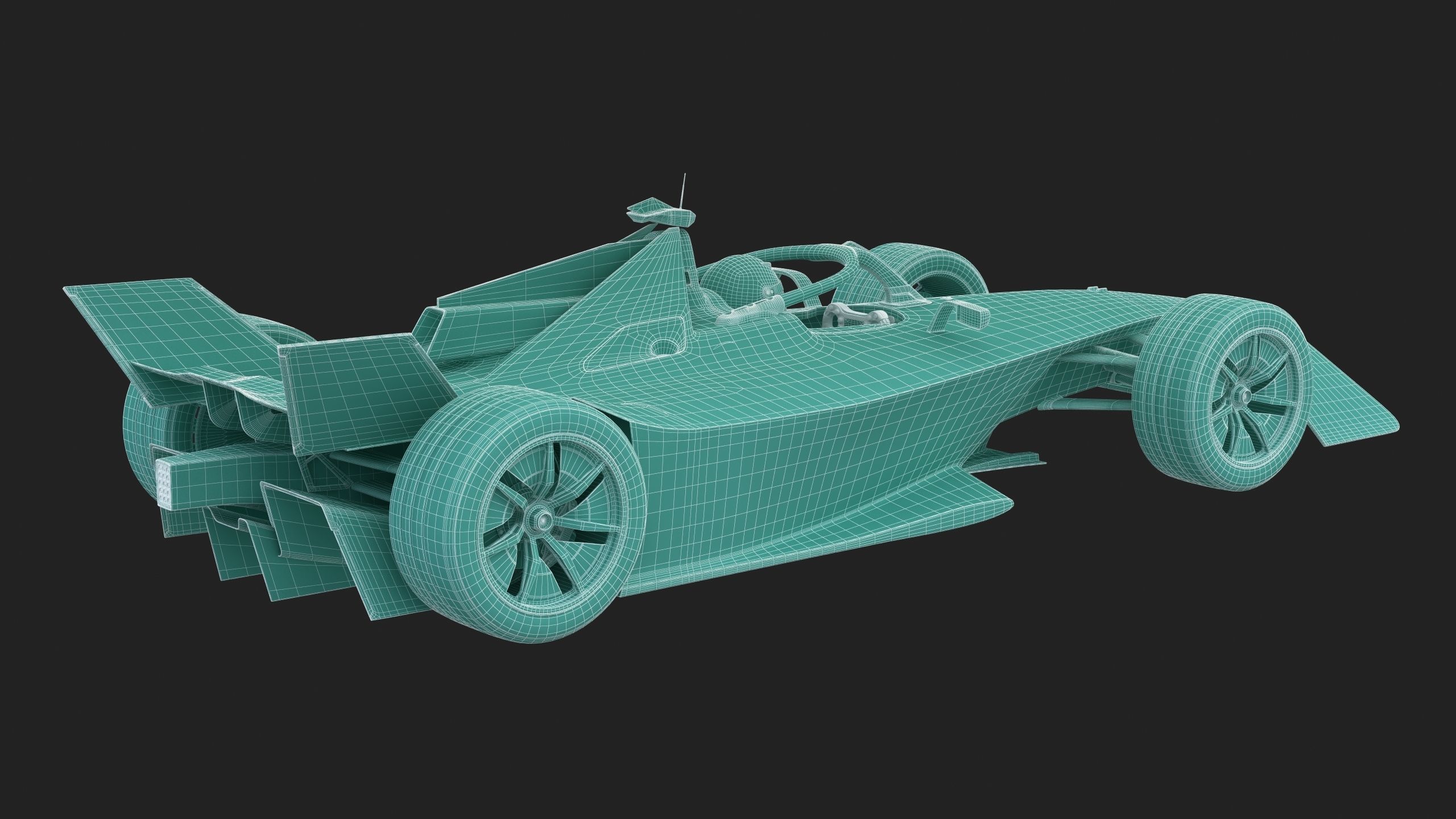 Formula E Gen3 2023 Template 3D model | CGTrader