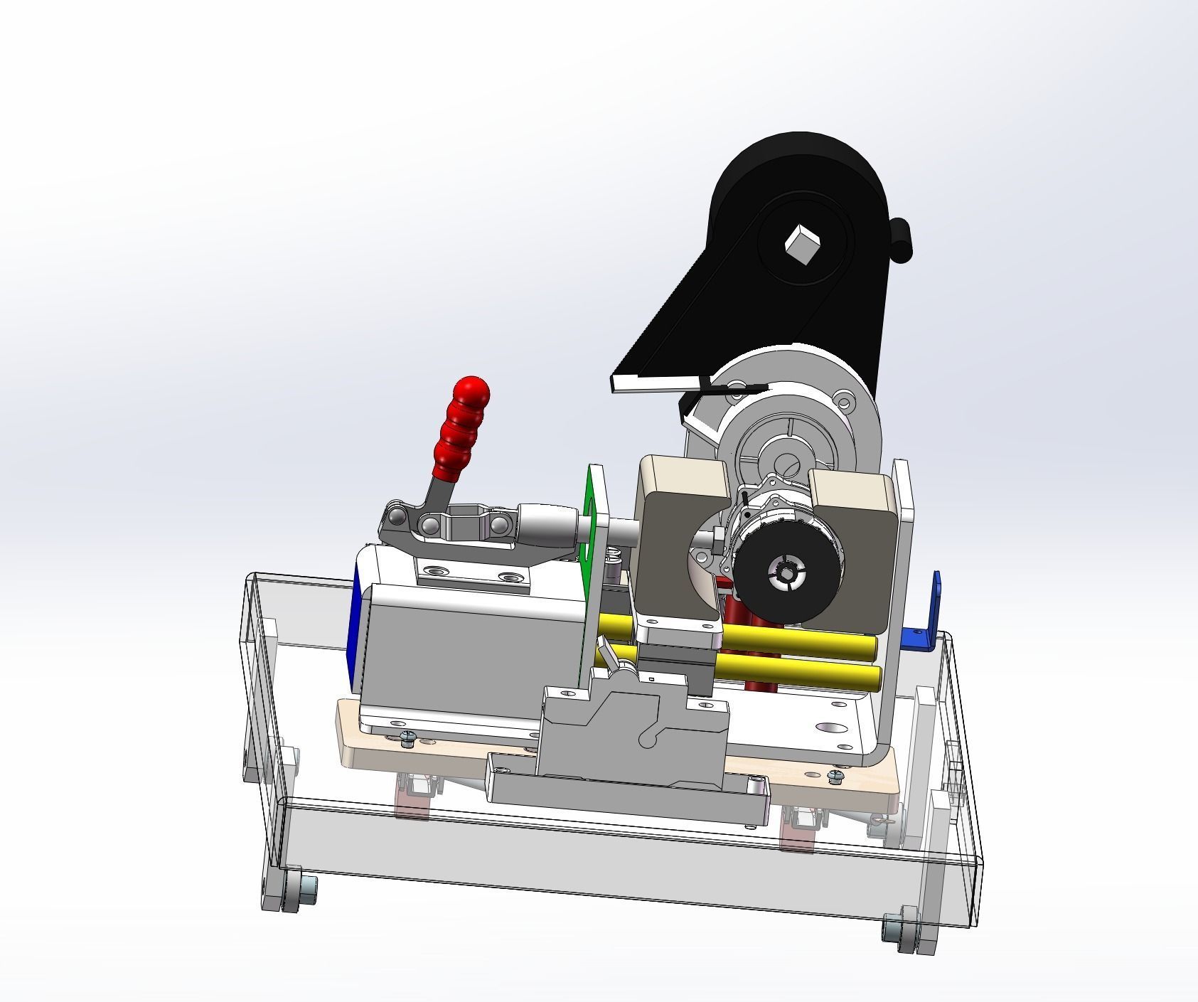 Motor aging test machine 3D model | CGTrader
