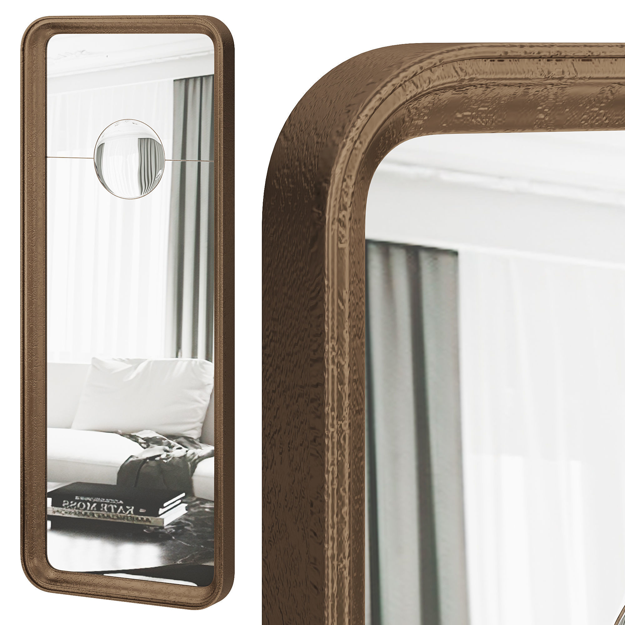 PIXIE FLOOR MIRROR by Bakerfurniture 3D model | CGTrader