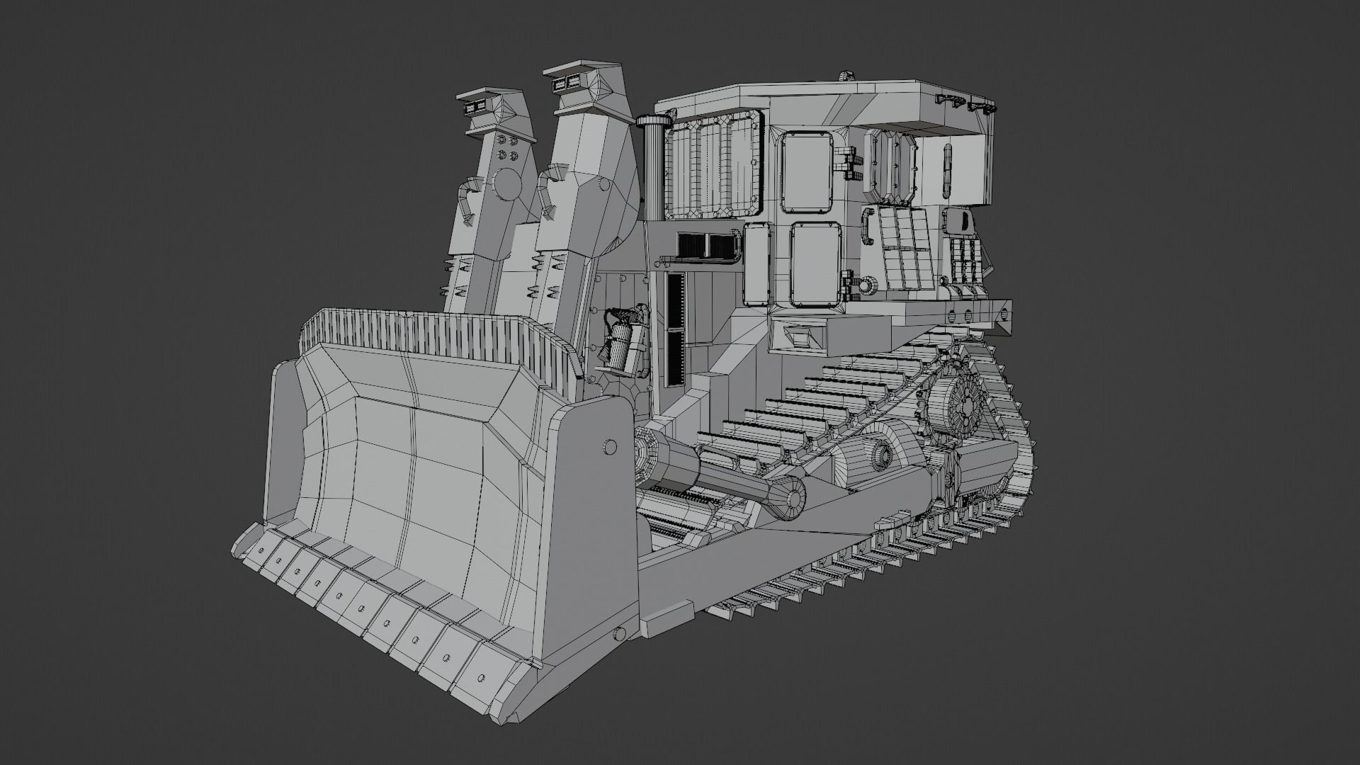 D9 Caterpillar 3D model 3D printable | CGTrader