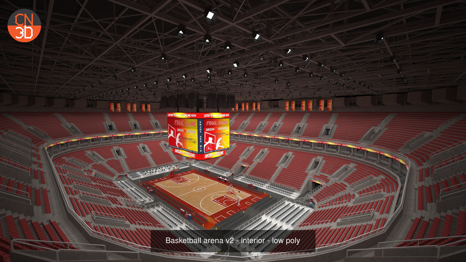 Two basketball arenas 3D Model Collection | CGTrader