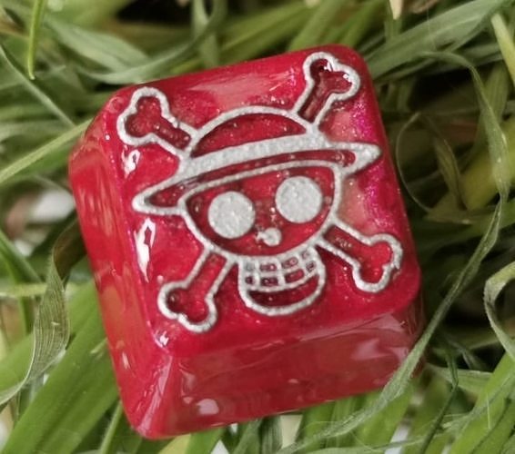 keycap one piece Luffy 3D model | CGTrader