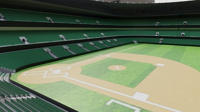 3D model Baseball Stadium VR / AR / low-poly | CGTrader