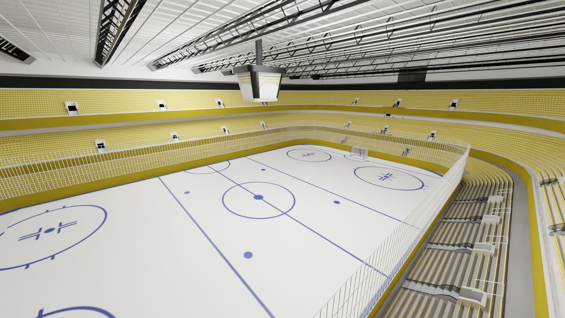 3D model Ice Hockey Stadium VR / AR / low-poly | CGTrader