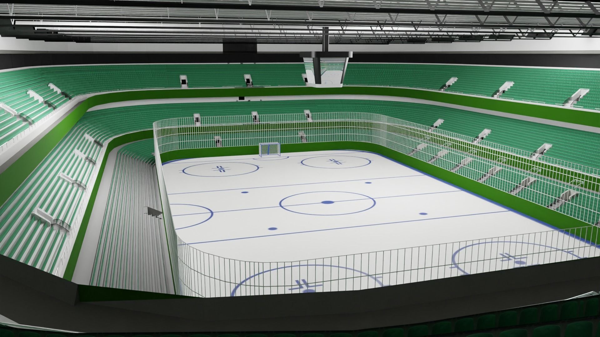 3D model Ice Hockey Stadium VR / AR / low-poly | CGTrader