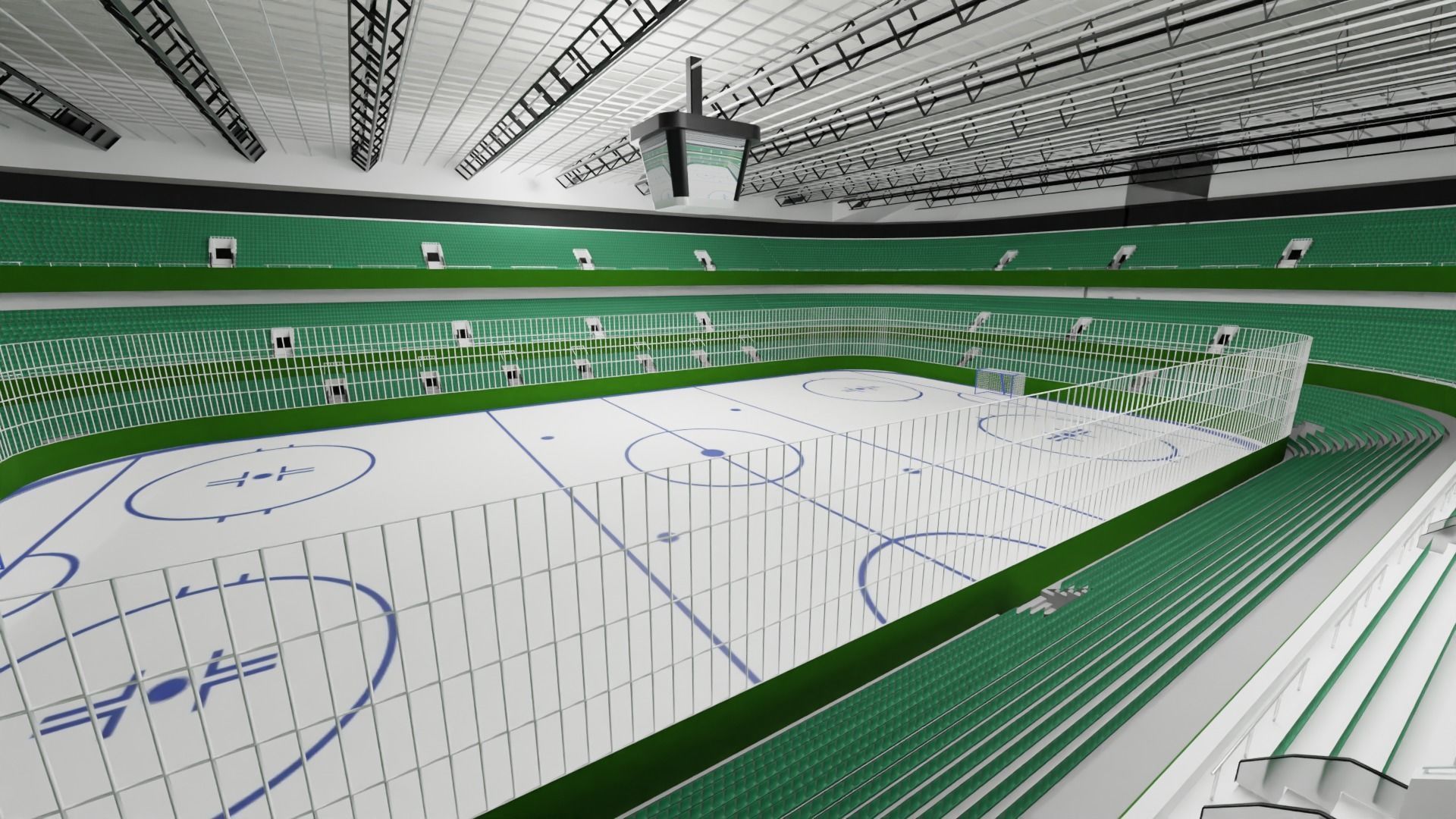 3D model Ice Hockey Stadium VR / AR / low-poly | CGTrader