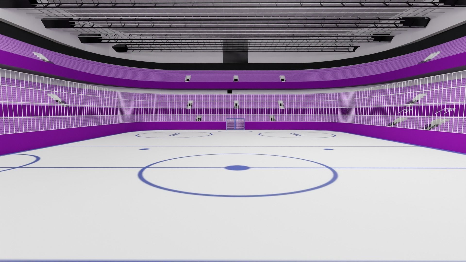 3D model Ice Hockey Stadium VR / AR / low-poly | CGTrader