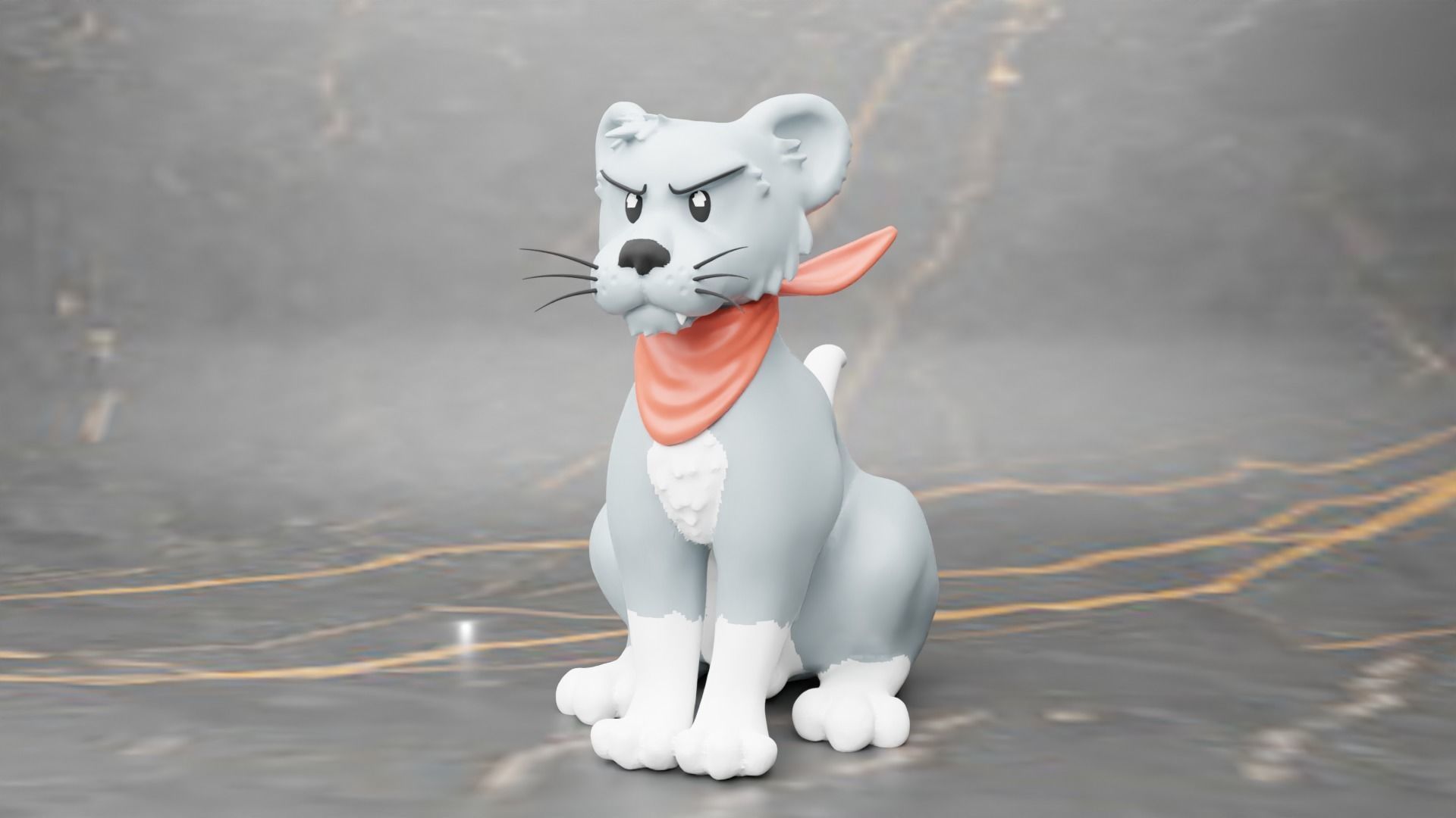 Nadia and King from The Secret of Blue Water with display base 3D model ...