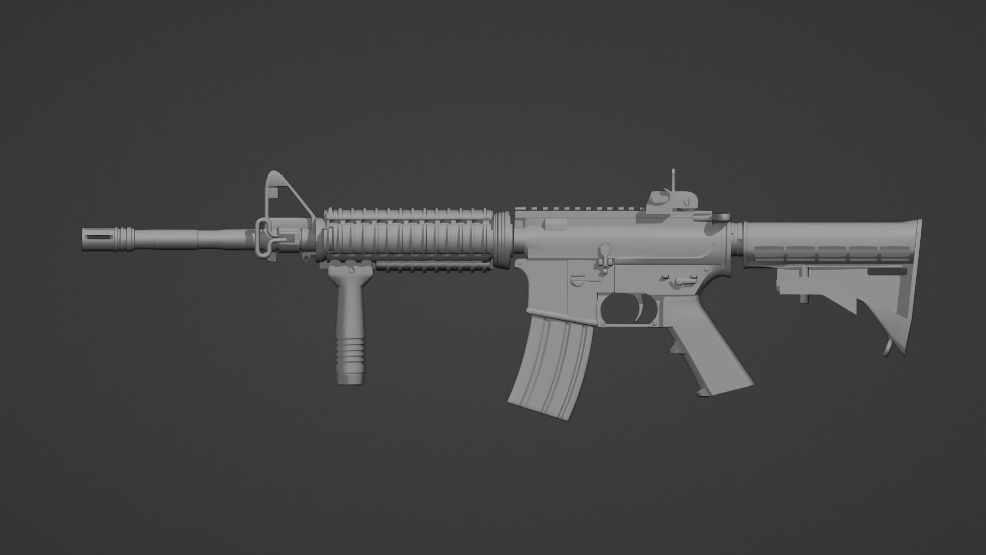 Ar-15 free 3D model | CGTrader