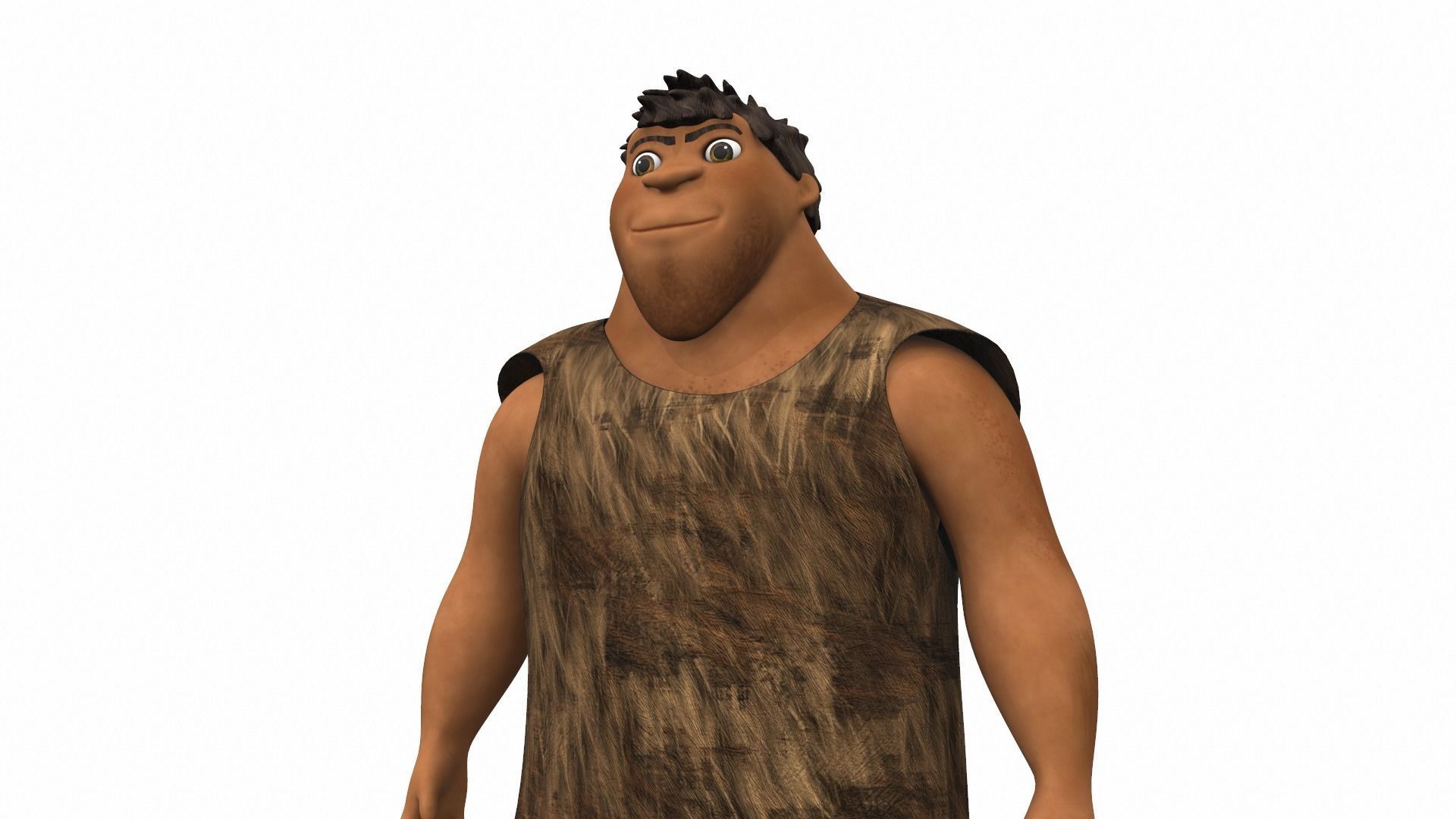 Grug Crood - male cartoon character of the Croods 3D model | CGTrader