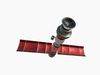 Satellite C04 Steel Red - SciFi Space Design free VR / AR / low-poly 3D model | CGTrader