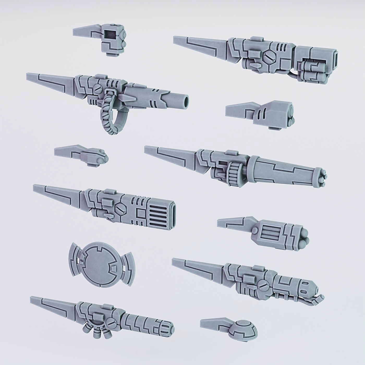 Weapons and Systems Greater Good 3D model 3D printable | CGTrader