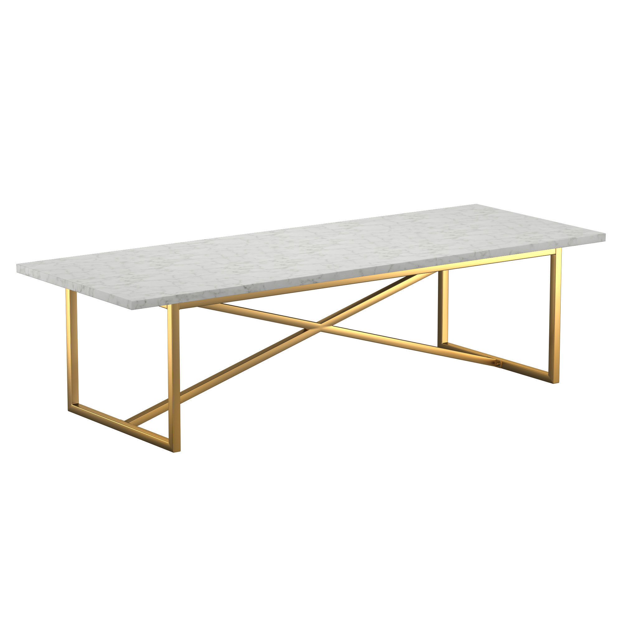 TORANO MARBLE RECTANGULAR DINING TABLE 3D model | CGTrader