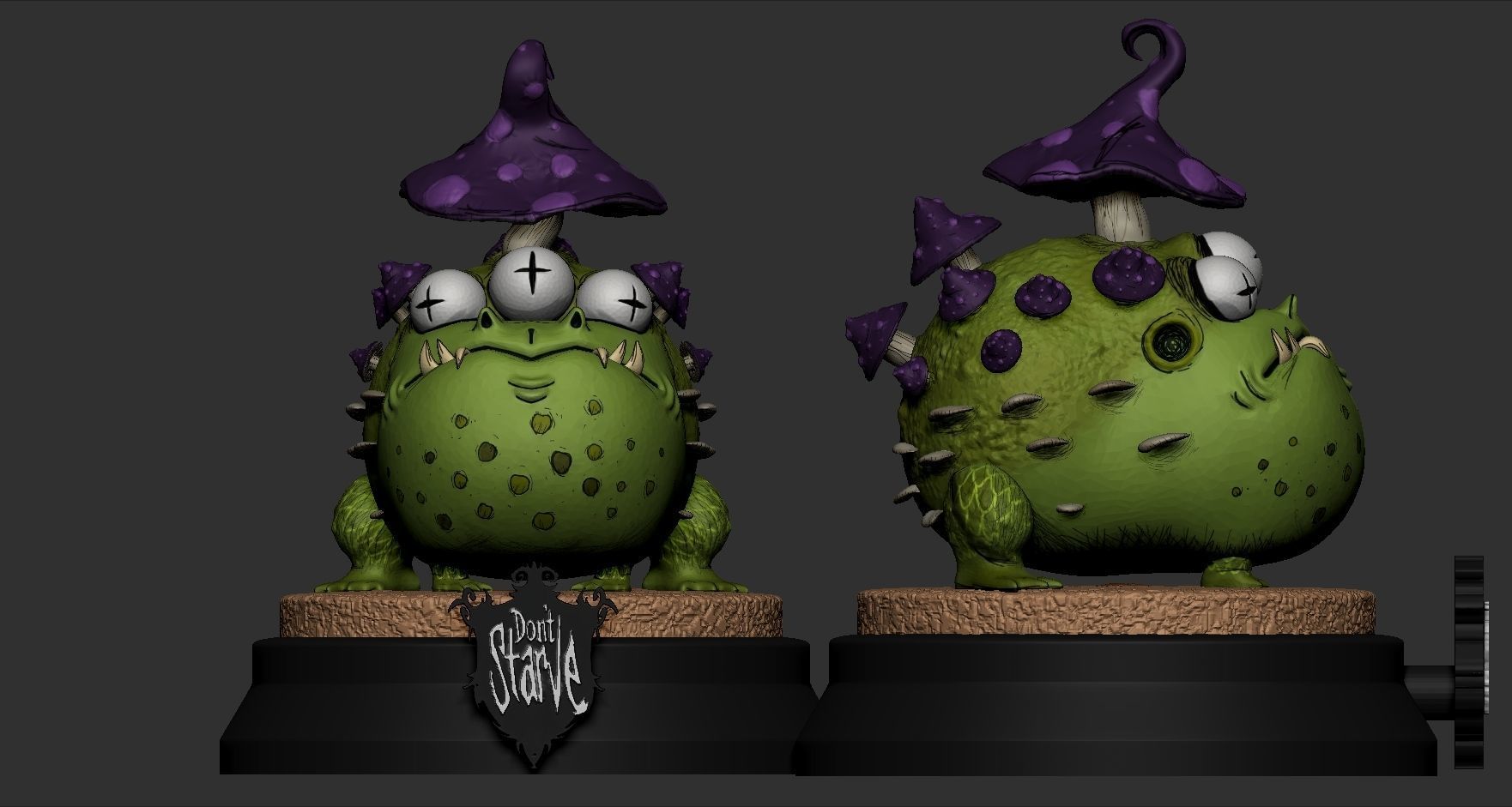 Toadstool - Dont Starve 3D model 3D printable | CGTrader