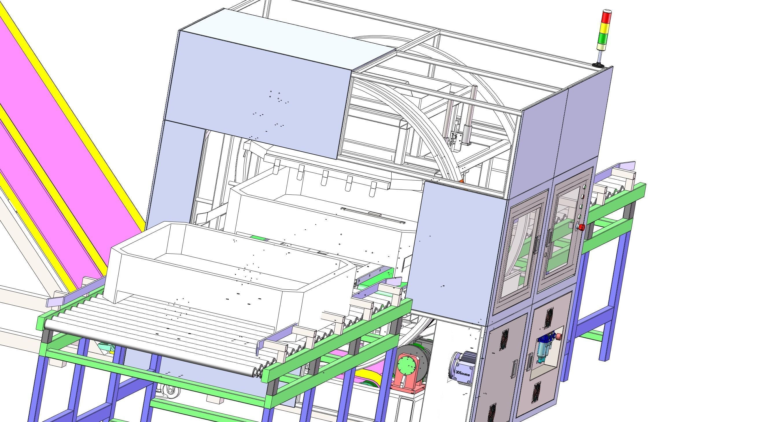 The big box rotating machine 3D model | CGTrader