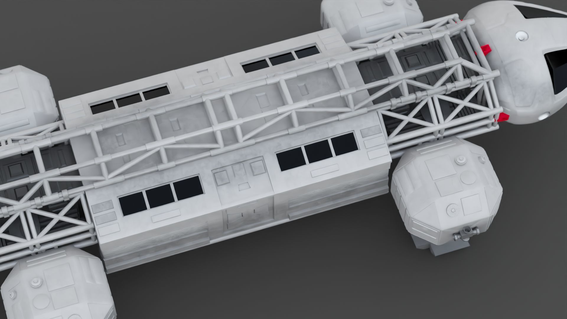 SPACE 1999 EAGLE 3D model | CGTrader