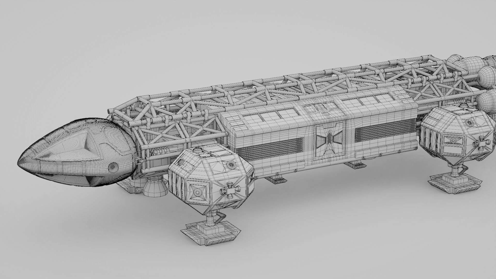 SPACE 1999 EAGLE 3D model | CGTrader