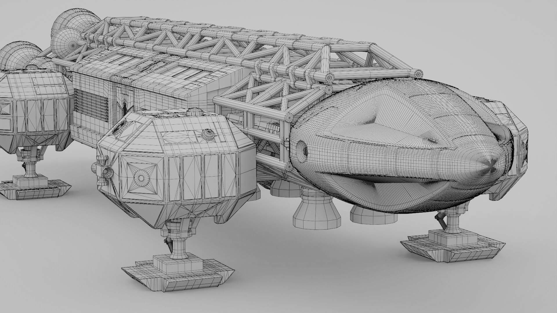 SPACE 1999 EAGLE 3D model | CGTrader