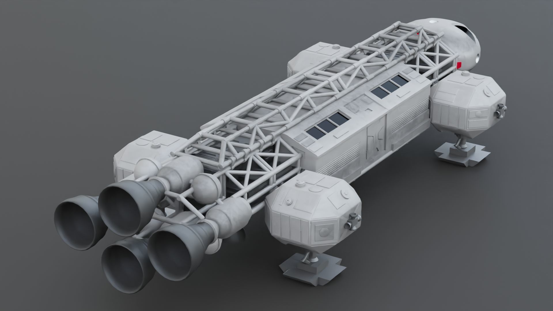 SPACE 1999 EAGLE 3D model | CGTrader