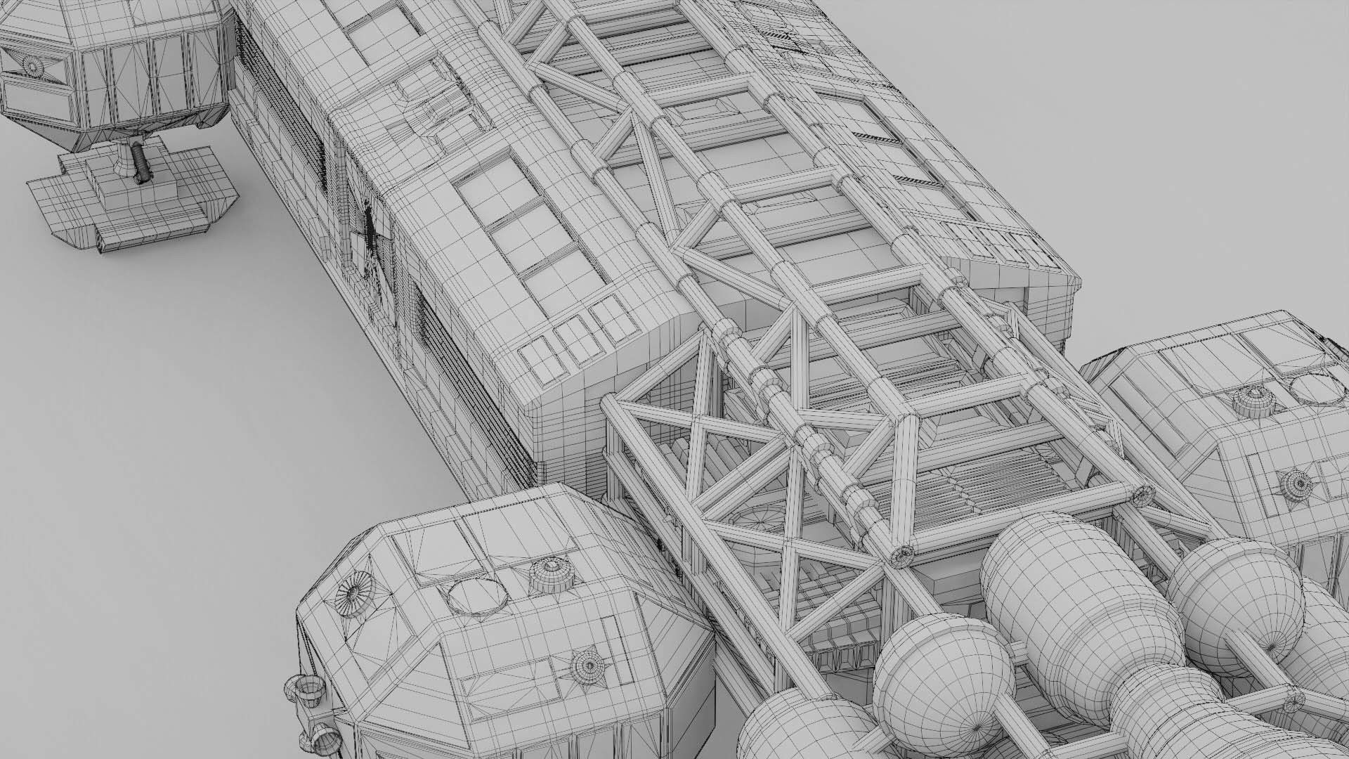 SPACE 1999 EAGLE 3D model | CGTrader