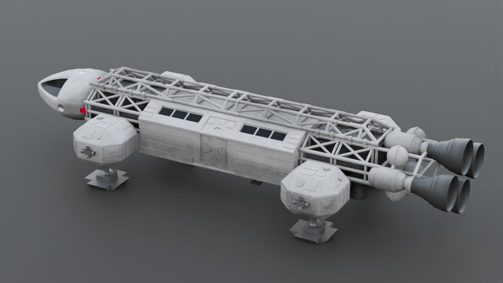 SPACE 1999 EAGLE 3D model | CGTrader