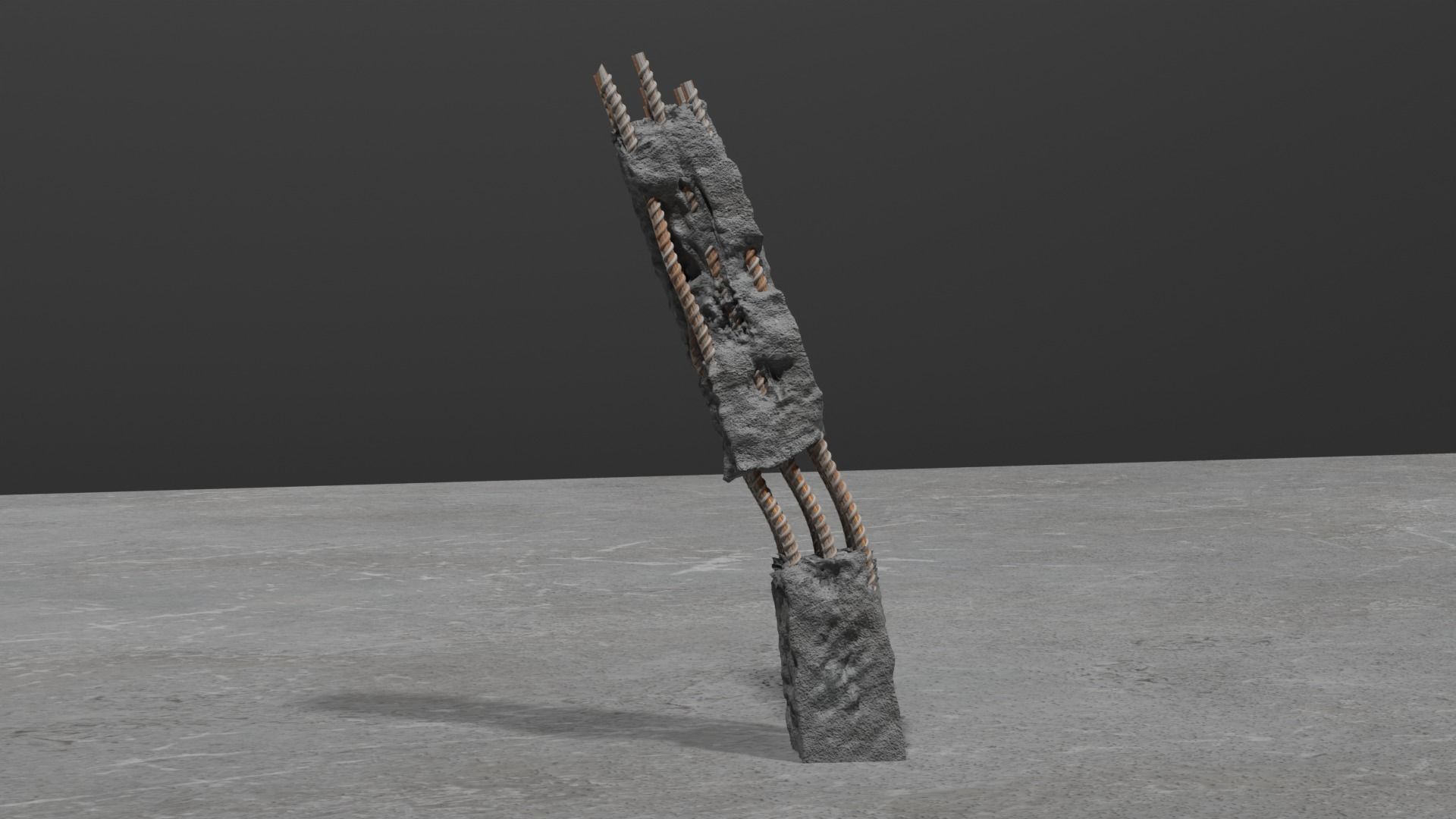 warhammer 40k terrain broken concrete pillars 3D model 3D printable ...