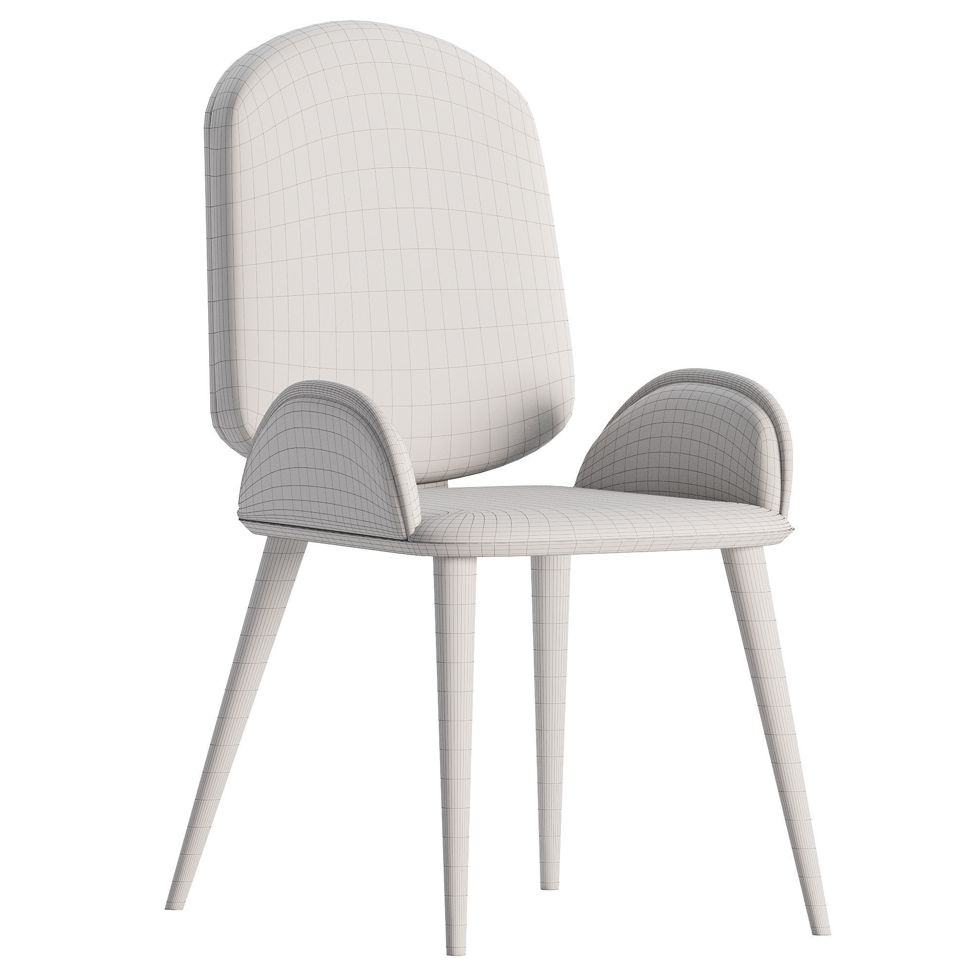 Beautiful Ark chairs by Angelo Reflex 3D model | CGTrader