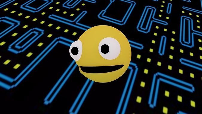 pac man 3D model | CGTrader