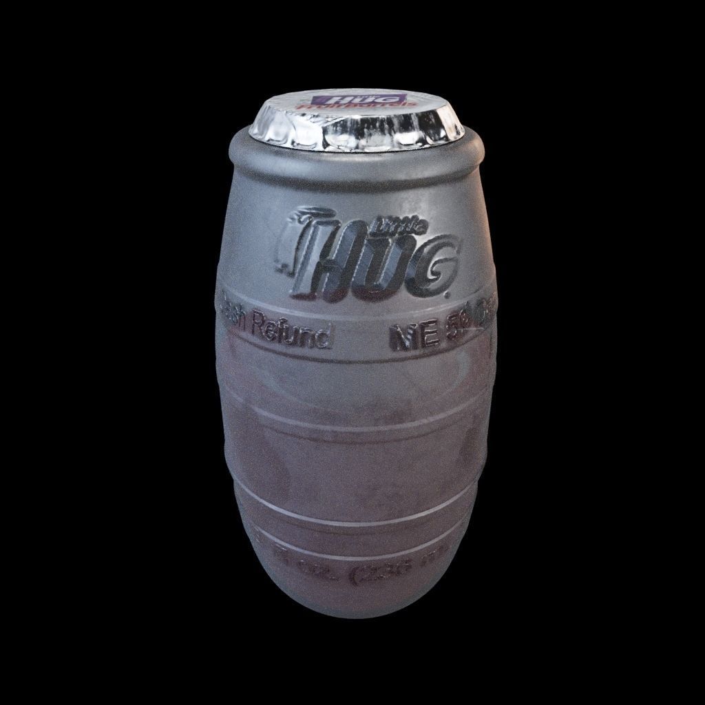 3D model Hugs Juice Barrel VR / AR / low-poly | CGTrader