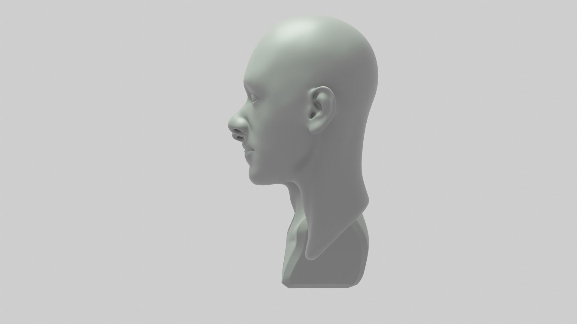 Male Female head free 3D model | CGTrader