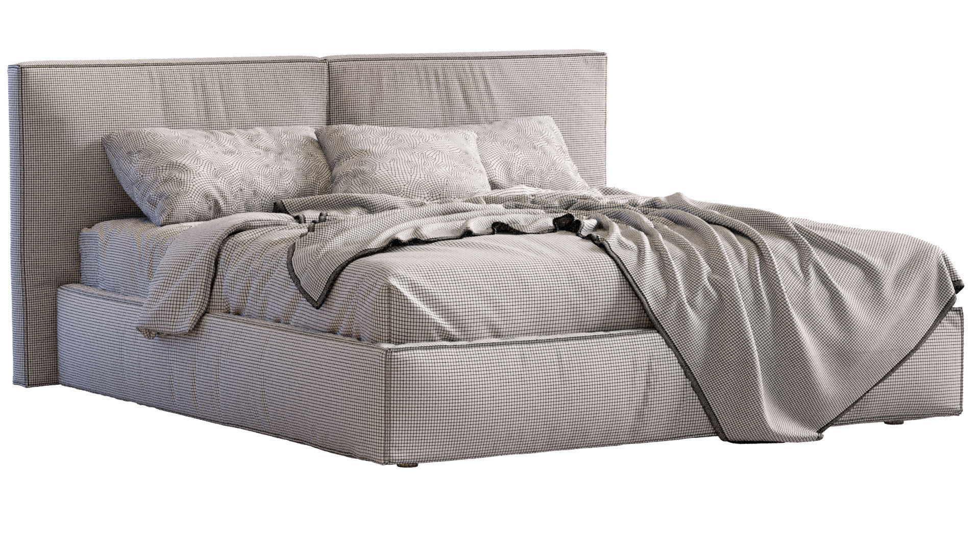 Miller Bed By Flexteam 3D model | CGTrader