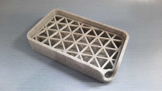 Soap Holder Dish Triangles - 2 Models 3D model 3D printable | CGTrader