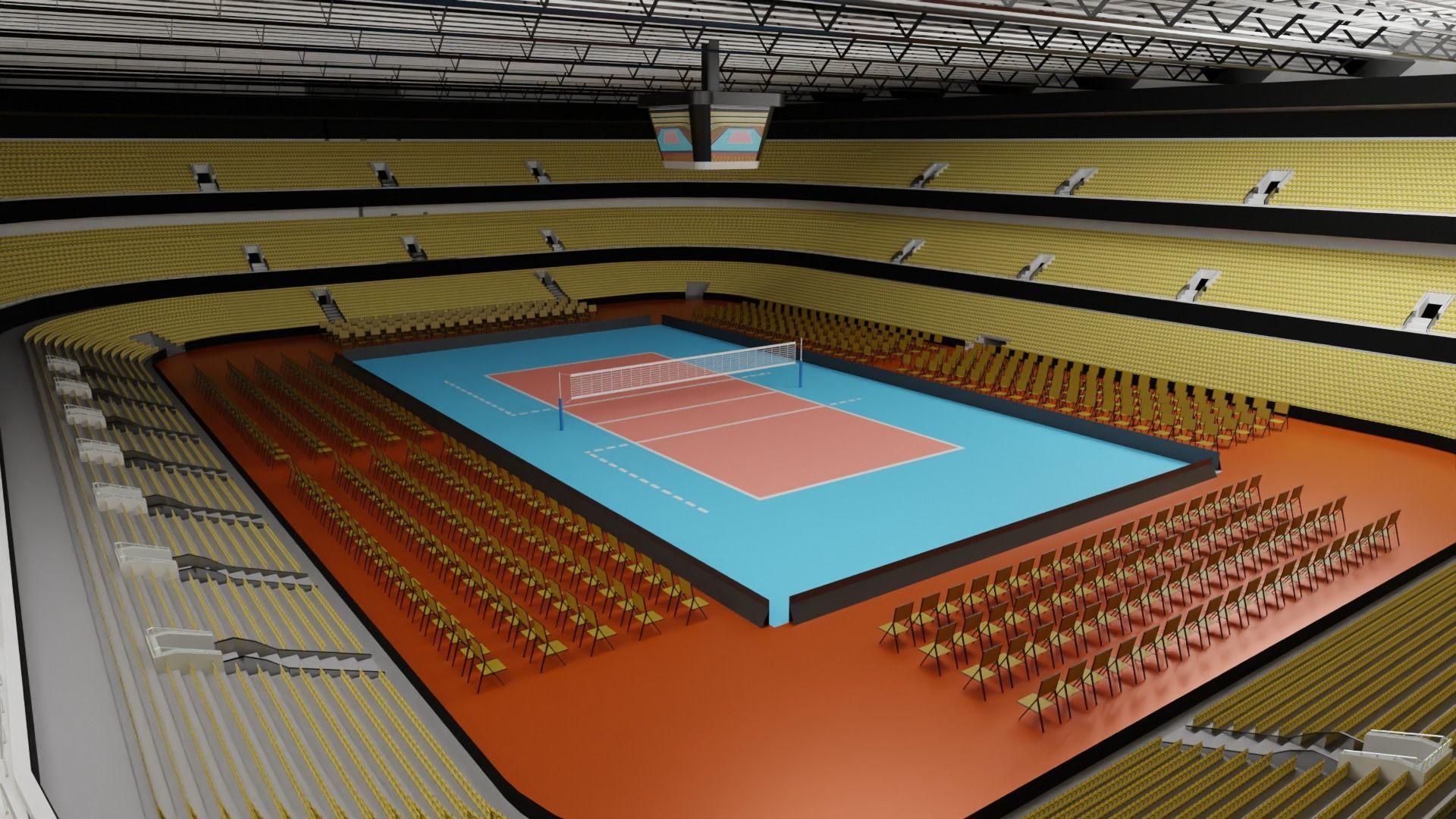 3D model Volleyball Stadium VR / AR / low-poly | CGTrader