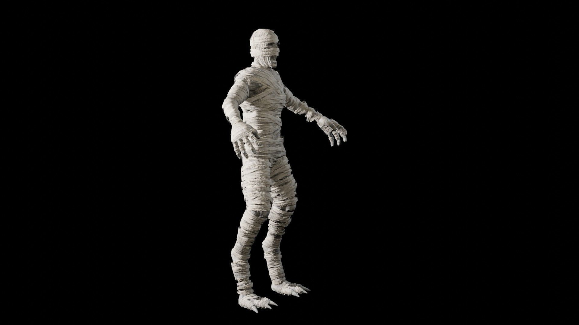 3D model Ancient mummy VR / AR / low-poly | CGTrader