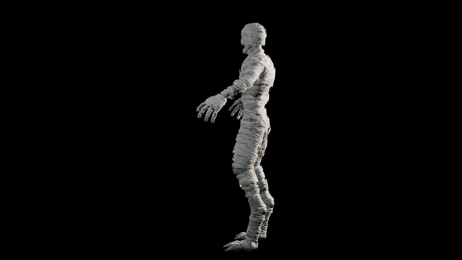 3D model Ancient mummy VR / AR / low-poly | CGTrader