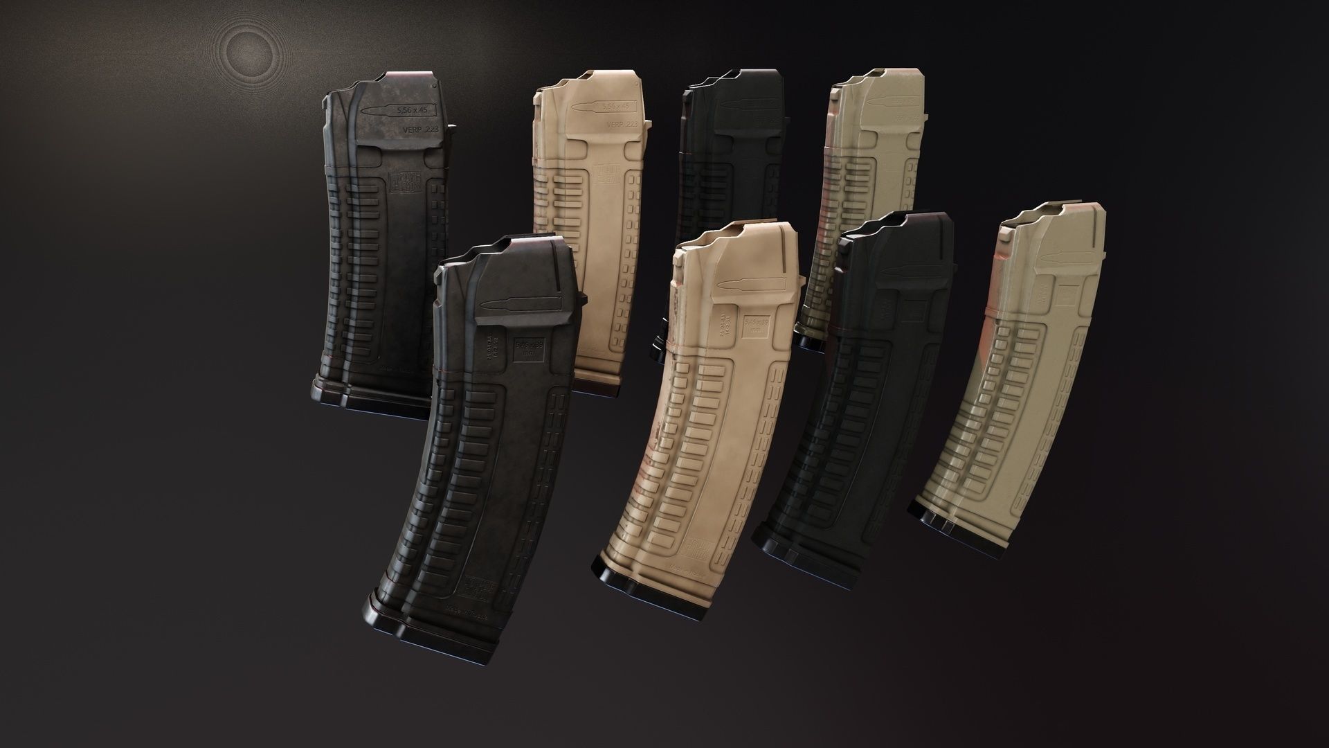 3D model Pufgun AK Magazines VR / AR / low-poly | CGTrader